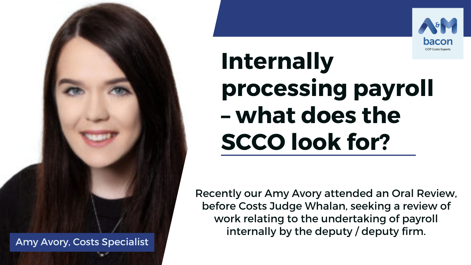 Internally Processing Payroll – What Does The Scco Look For? | A&M Bacon